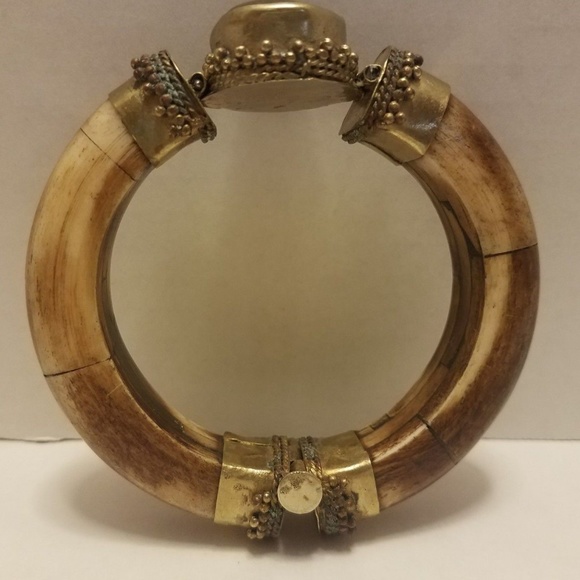 Unbranded | Jewelry | Wood Antique Bracelet Lacing Design Pin Latch ...